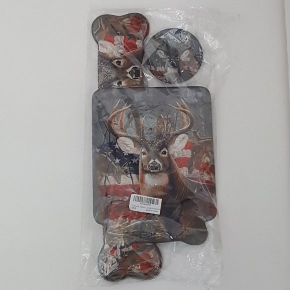 Unbranded | Office | New Matching Computer Desk Accessories Set Deer ...